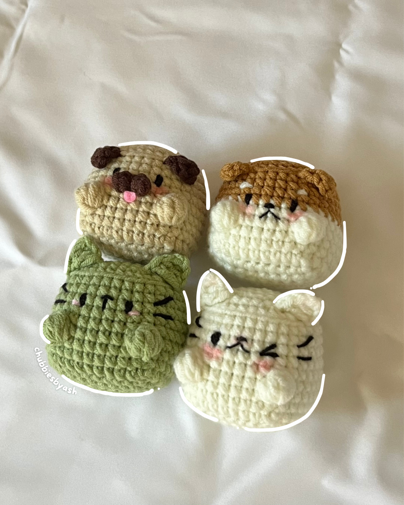 NO SEW Cochet Cubic Animals: A free amigurumi pattern - Chubbiesbyash