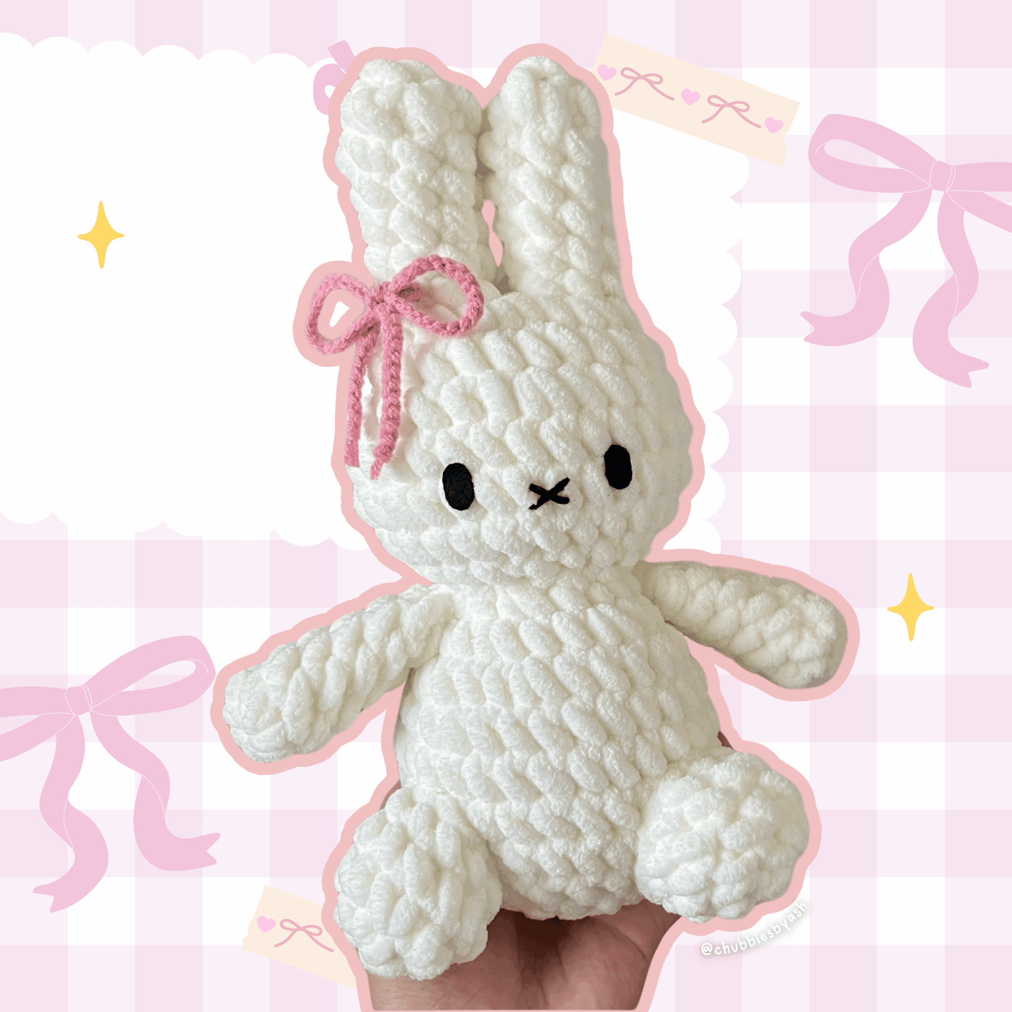 Create Your Own Miffy the Bunny: A Free Crochet Pattern - Chubbiesbyash
