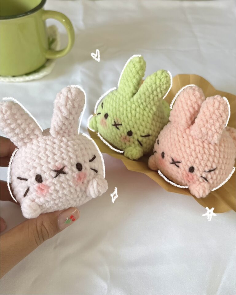 How to make no sew, easy-to-follow and beginner-friendly Mochi Bunnies ...