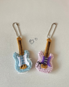 Crochet Guitar Keychain Free Pattern: A Fun and Easy Project for Music ...