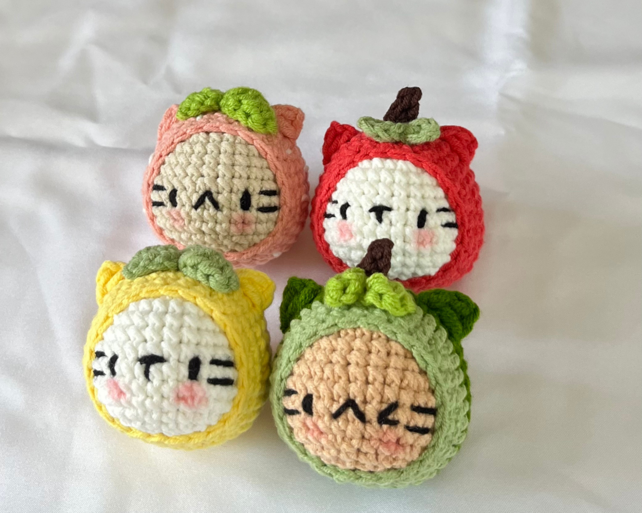 Super Simple & Beginner-Friendly Fruity Cats Free Crochet Pattern ...