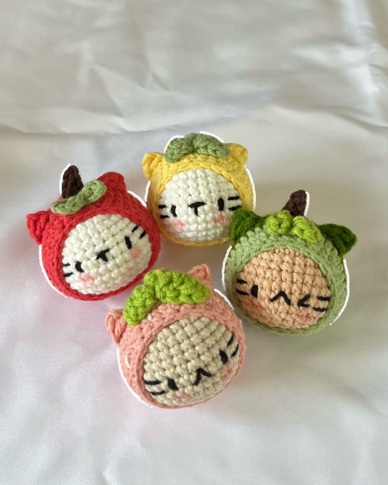 Super Simple & Beginner-Friendly Fruity Cats Free Crochet Pattern ...