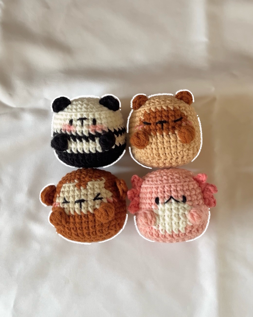 Beginner-friendly Low-Sew Cubic Animals: A Free Crochet Pattern for Monkey, Capybara, Panda ...
