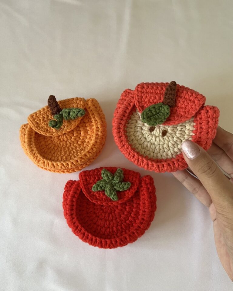 Cute, Little Fruit Pouches: Quick, Easy & Functional Crochet Pattern ...
