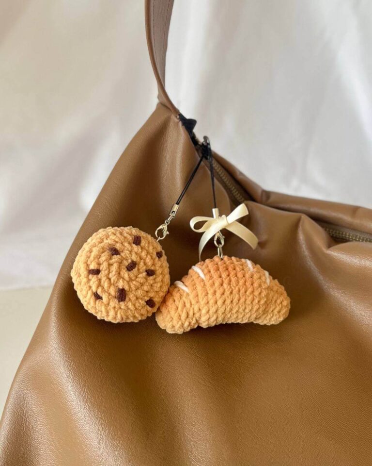 How to Crochet Breakfast Mini Keychains : Free Pattern - Chubbiesbyash